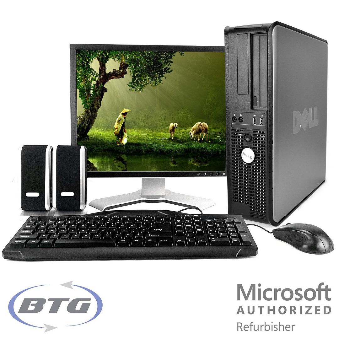 Dell Dell Desktop Computer Optiplex 745 PC Intel Dual Core CPU 4gb Ram ...