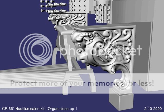 Nautilus Drydocks - 66" Nautilus kit salon - nautilussubmarine.com