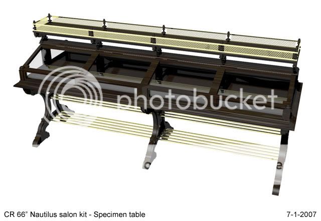 Nautilus Drydocks - 66" Nautilus kit salon - nautilussubmarine.com