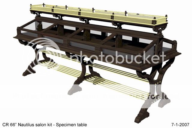 Nautilus Drydocks - 66" Nautilus kit salon - nautilussubmarine.com